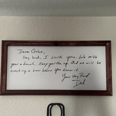 Custom Handwriting Sign Canvas - Etsy