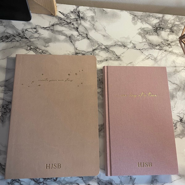 Soft Touch NOTEBOOK/ Personalised Notebook/lined Notebook/personalised ...