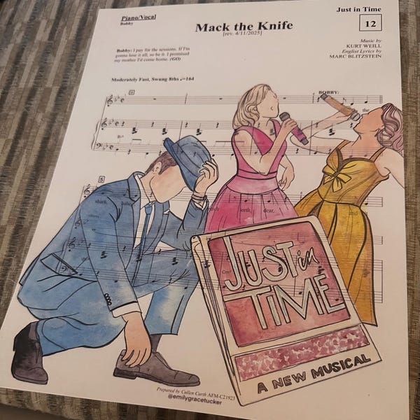 Moulin Rouge Derek Klena Sheet Music Art - Etsy