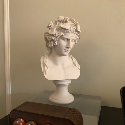 Lansdowne Antinous as Dionysus Bust Sculpture Antique Statue Greek God ...