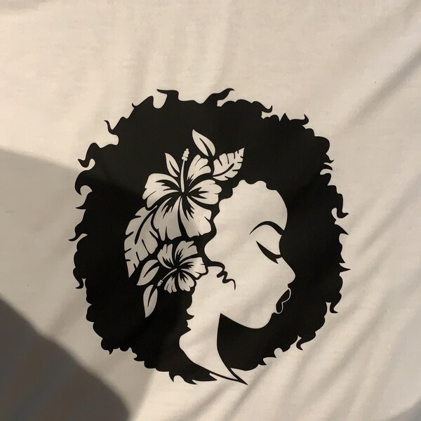 Black Woman Natural Hair Svg - Afro Woman Svg - Svg Cutting File + Eps ...