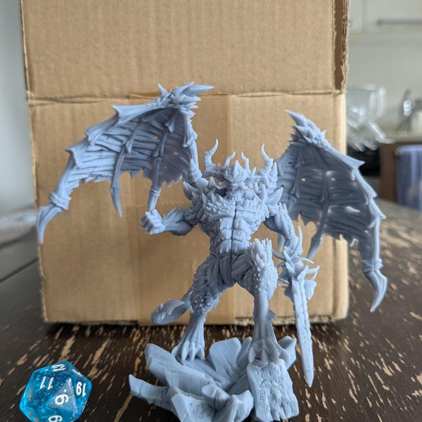 Rakdos Demon Prince Miniature Boss Diablo Monster Dungeons and Dragons ...