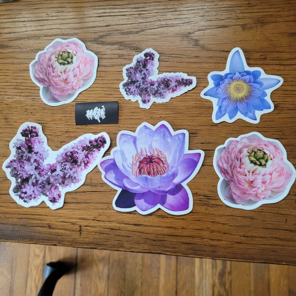 Purple Lilac Sticker W/ White Background, Lilac Sticker, Floral Sticker ...