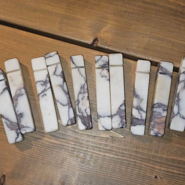 Cutlery Rest Set in White Carrara Marble (knife Holder) - Lifestyle ...
