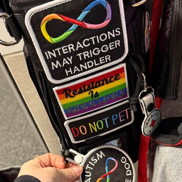 Basic Patch Set Black Canvas Teal Embroidery POTS Dysautonomia Patch ...