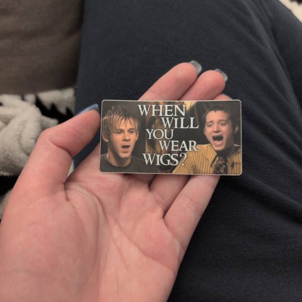 When Will You Wear Wigs Elijah Wood Sticker Lord of the Rings Decal ...