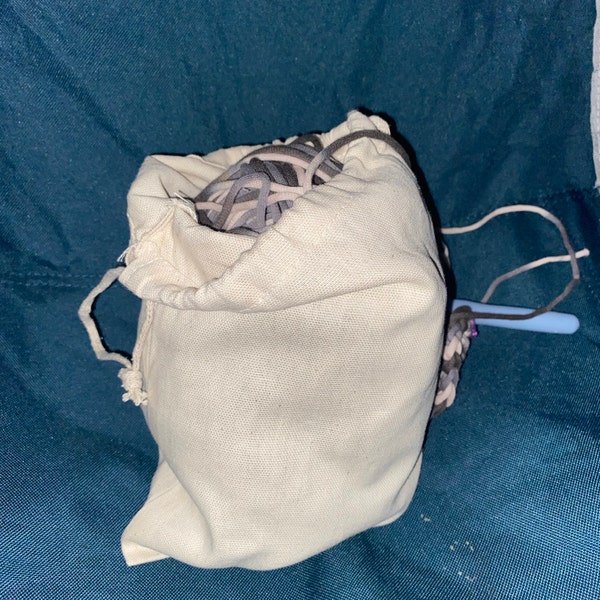 100% Cotton Canvas Muslin Bags, Reusable Double Drawstring Bags, Gift ...