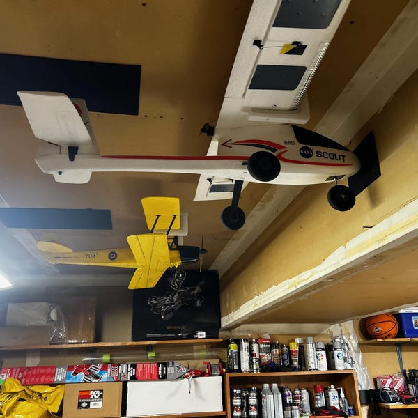 RC Airplane Ceiling Mount Wall Bracket Hangers for Hanging Small Radio ...