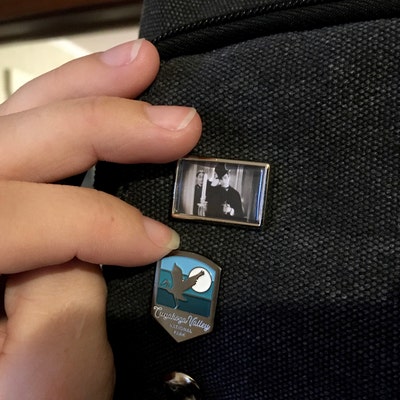 Rectangular Metal Lapel Pin Badges 13x21mm Personalised Button Badge ...