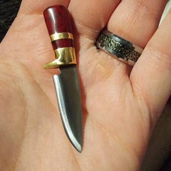 Ken Richardson Knives Handmade Miniature Knife Necklace - Etsy