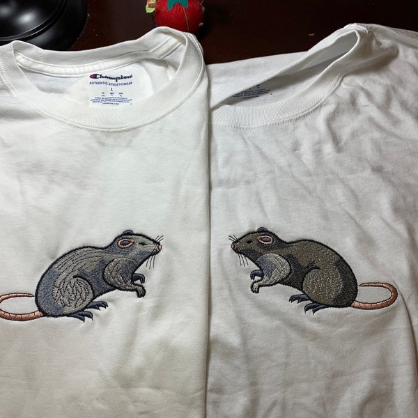 Rat - Machine Embroidery Design - Etsy