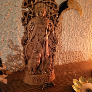 Freya Freyja Statue God Viking Pagan Paganism God Altar - Etsy