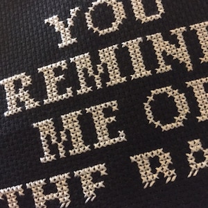 Cross Stitch Pattern PDF You Remind Me of the Babe Labyrinth Dance ...