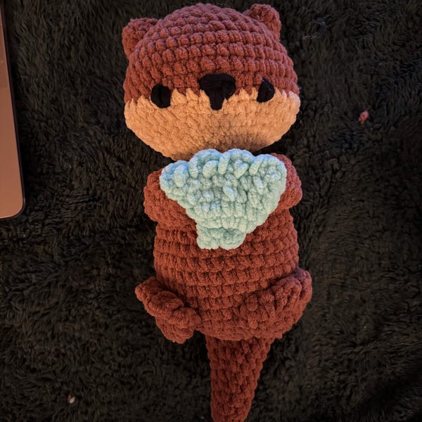 Amigurumi Otter Pattern, Plush Pattern, PDF Pattern, Stuffed Otter Toy ...