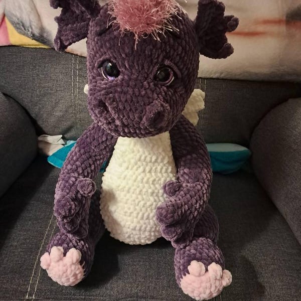 Dragon Crochet Pattern, Pdf Download English , Linus the Dragon ...