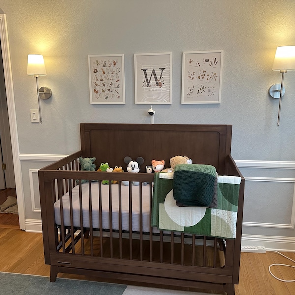 Alphabet Numbers Poster, Nursery Alphabet Print, ABC 123 Poster ...