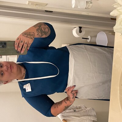 Amish Handmade Apron White Tie Apron - Etsy