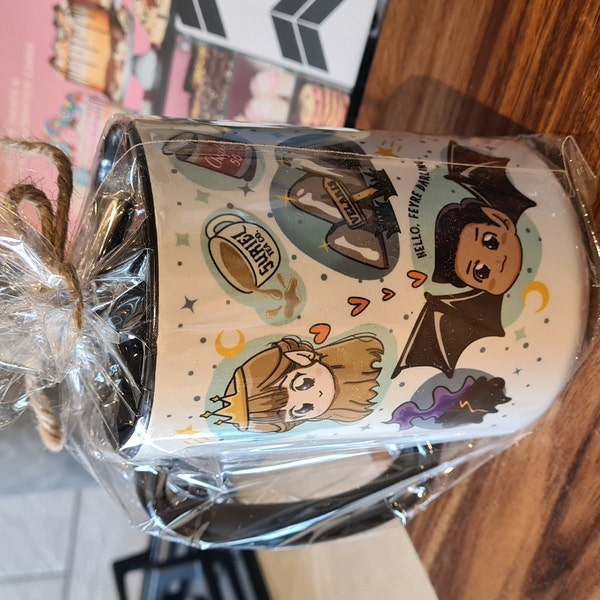 ACOTAR Feyre Rhysand Chibi Cute Mug | OFFICIALLY LICENSED | Sarah J ...