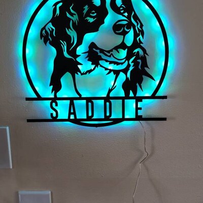 Custom Michigan Map Metal Wall Art LED Lights Personalized Michigan ...