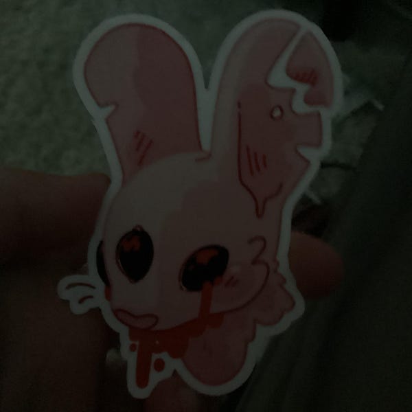 Dripping Gore Animal Stickers - Etsy