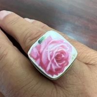 Yellow Rose Bracelet, China Shard Bracelet, Broken China Jewelry ...