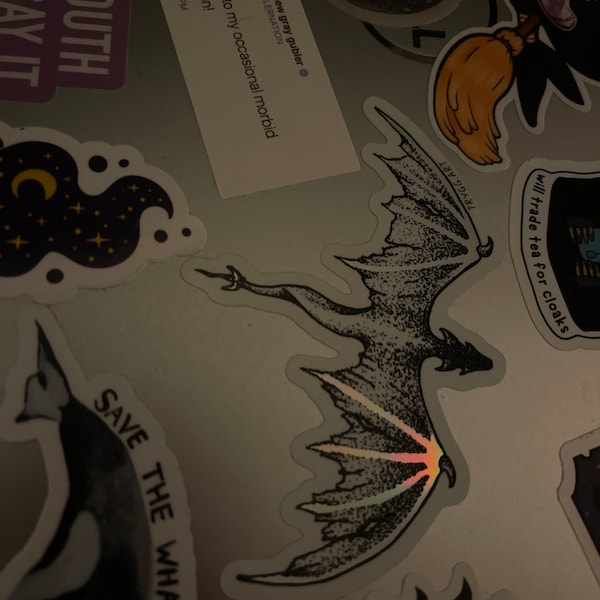Abraxos | Holographic Sticker | Throne of Glass - Etsy