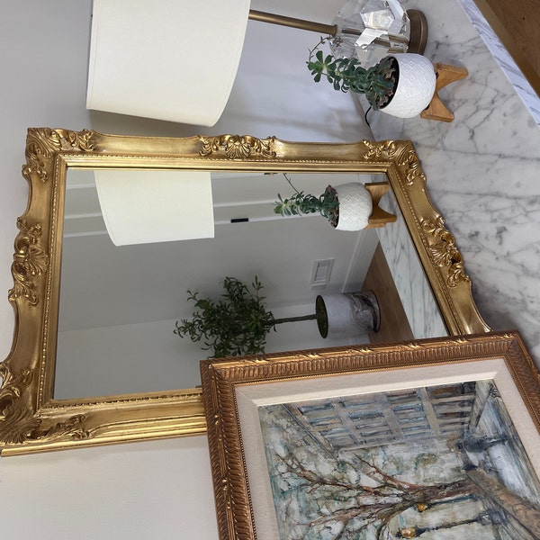 Large Classic Mirror 19th Century Style Antique Gold Leaf - Made in ...