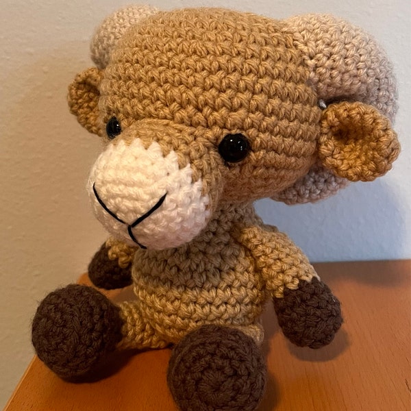 PATTERN: Reagan the Ram - Crochet Ram Pattern - Amigurumi Ram Pattern ...