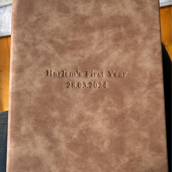 Leather Album Personalized Leather Album Custom Leather Album Wedding ...