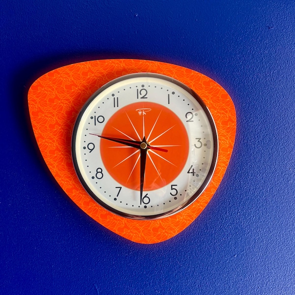 Starburst Clock by Royale - 27 Inch Hand Made Mid Century Modern Seth ...