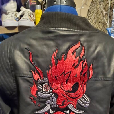 Spine Back Patch Large Embroidered Patch Skeleton Skull - Etsy