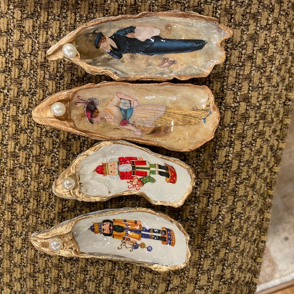 Oyster Shell Cluster, Beach Decor, Beach Wedding, Nautical Theme, Home ...