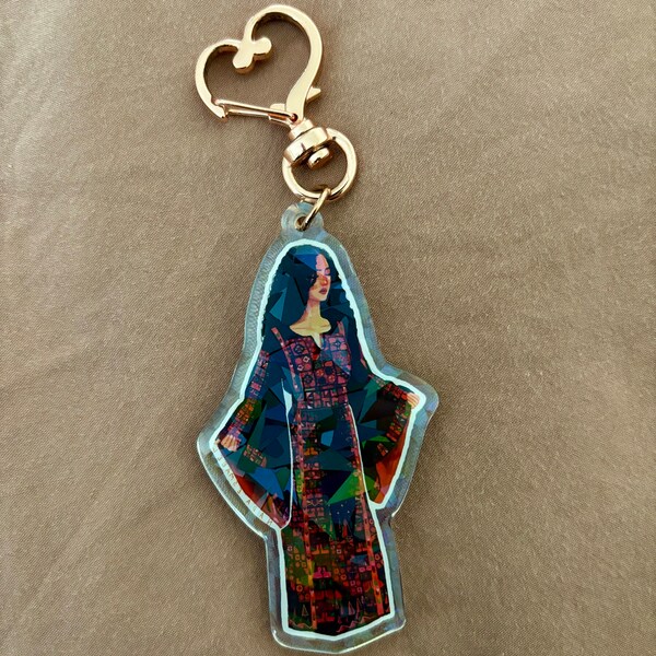 Palestinian Keychains - Epoxy Resin Holographic Keychains | Palestine ...