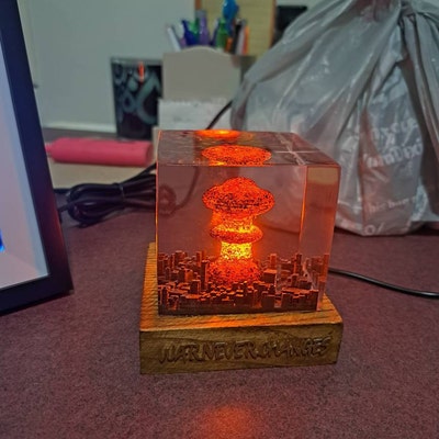 Dragon GOT Resin Night Light, Fire Dragon and Ice Dragon Lamp, 3D ...