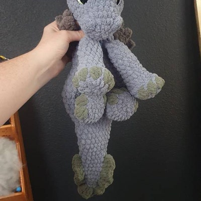 Cato the Dragon Snuggler/lovey Amigurumi Crochet Pattern - Etsy