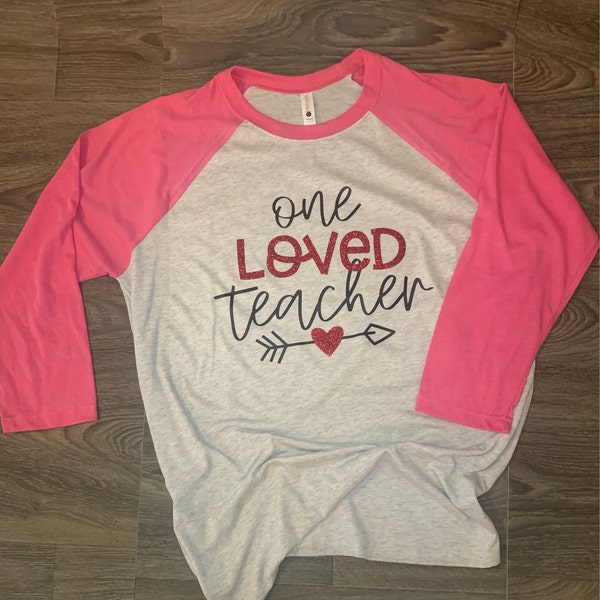 One Loved Teacher Svg, Valentine Svg, Teacher Svg, Arrow Svg, Heart ...