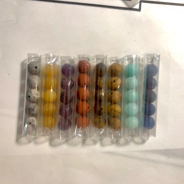 Matte Set Solar System Gemstone Beads 8mm 6mm,set Planet Beads ...