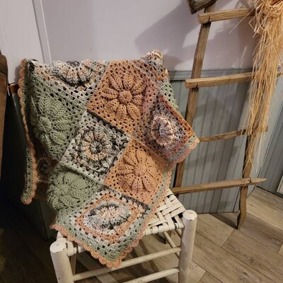 CROCHET PATTERN Thyme to Crochet Afghan Make to Any Size PDF Download ...