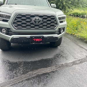 TRD PRO License Plate Frame red With White Logo - Etsy