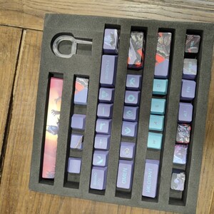 Colorless Theme Keycaps Artisan Keycaps Mechanical Keyboard 125 Keys ...