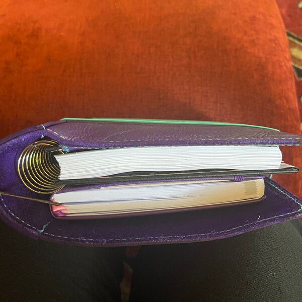 Disc Bound Planner Folio Cover | Da Vinci Leather | PLDB-272-417 ...