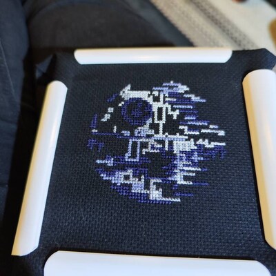 Geek Cross Stitch Pattern, Death Star Crossstitch PDF, Star Wars ...