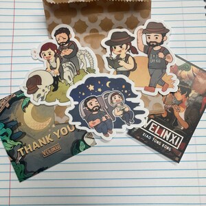 The Last of Us Part 2 TLOU Stickers joel and Ellie - Etsy