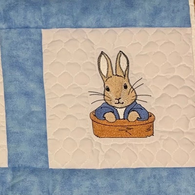 The Tale of Peter Rabbit Alphabet 4 Inch 26 Letters Embroidery Machine ...