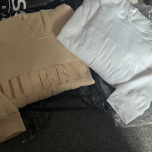 Personalised Embroidered Infinity Symbol Initial Sweatshirt or Hoodie ...