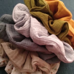 Soft Muslin Gauze Mask Adjustable Ear Loop Face Mask / Adult and Kids ...