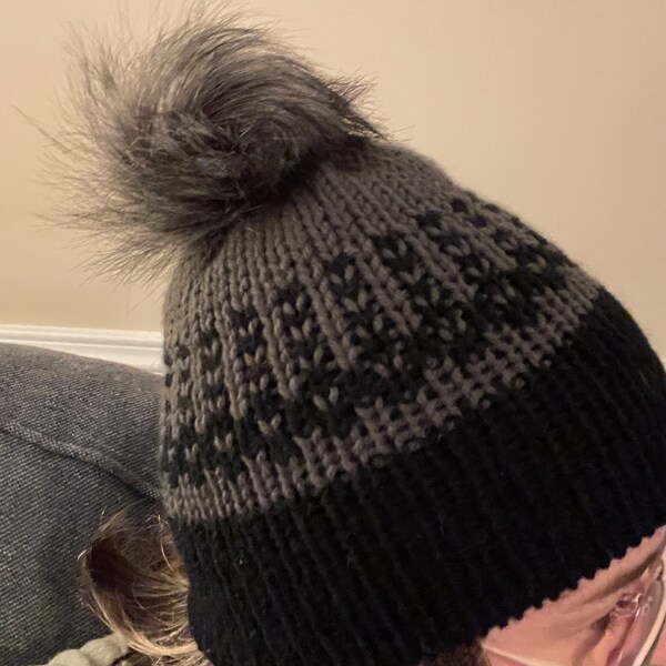 Addi Little Hearts Hat Machine Knit PATTERN | Adult, Child, Newborn Hat ...