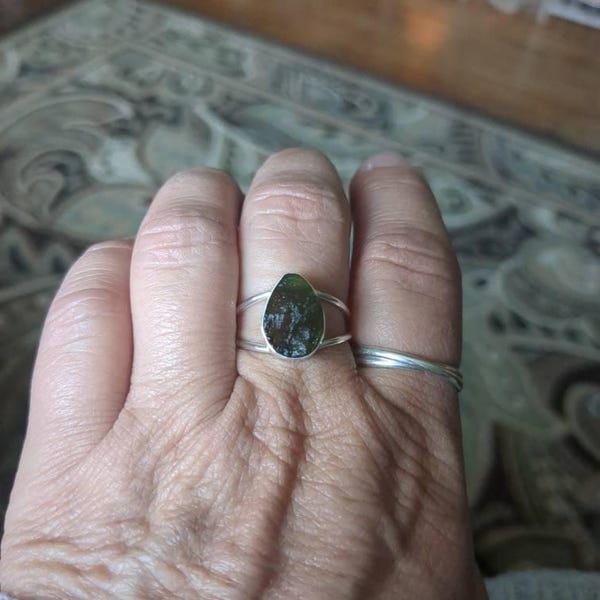 Moldavite Stone Pendant, Large Moldavite Crystal, Authentic Moldavite ...