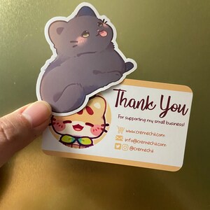 Sitting Kitty Vinyl Sticker/ Laptop Stickers/ Cute Stickers - Etsy