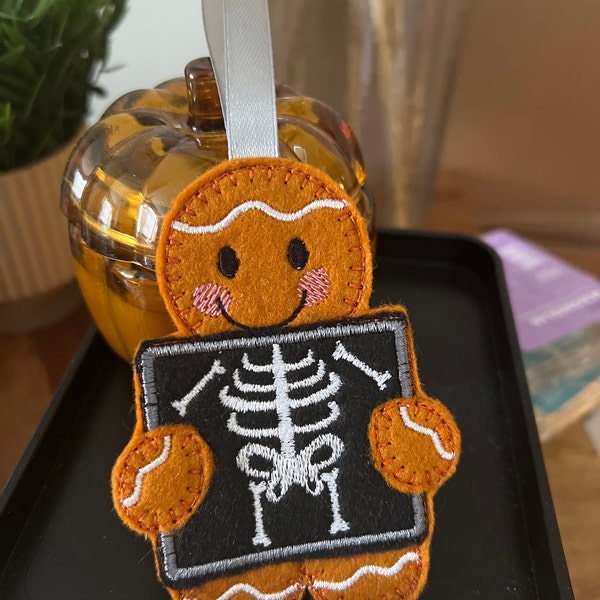 Goth Boy And/or Girl Felt Gingerbread Hanging Ornament - Etsy